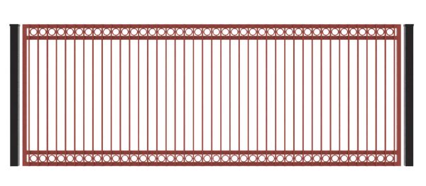 Square Single Gate Flush Top Rings Top/Rings Bottom – Ironrod Steel Co.