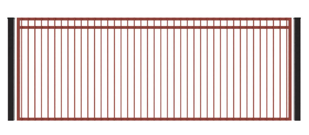 Square Single Gate Flush Top Standard – IronRod Steel