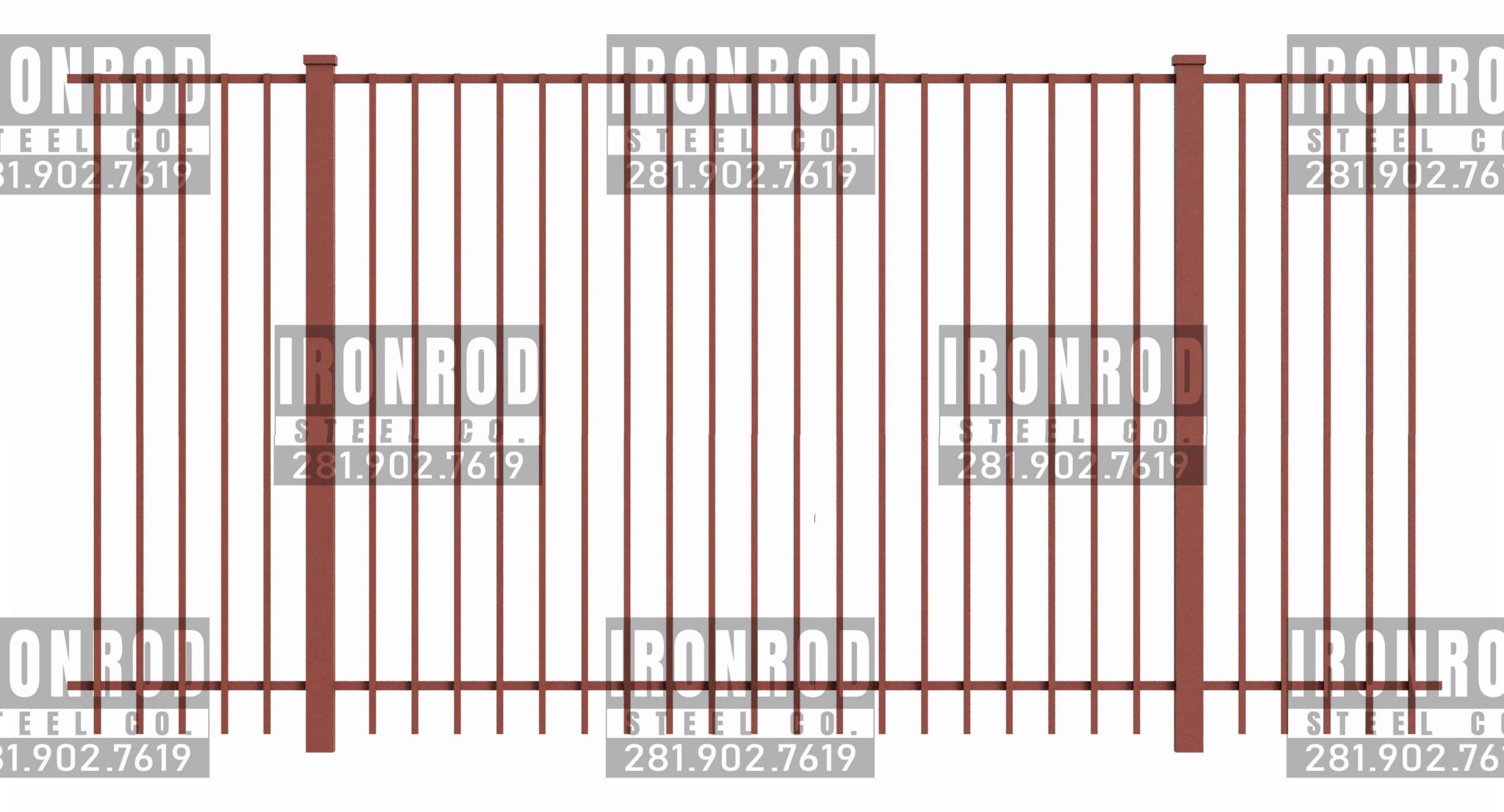 2 – Rail Overlay Flush Top/Extended Bottom Standard – Ironrod Steel Co.