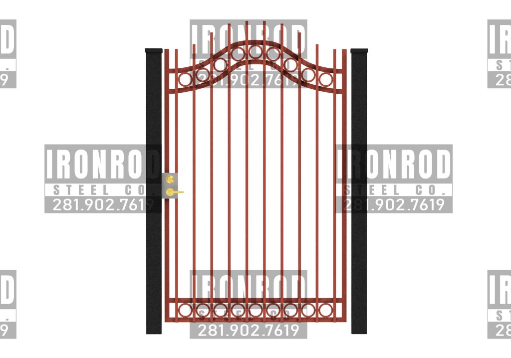 Compound Walkthrough Gate Extended Picket Ring Top & Bottom – Ironrod ...