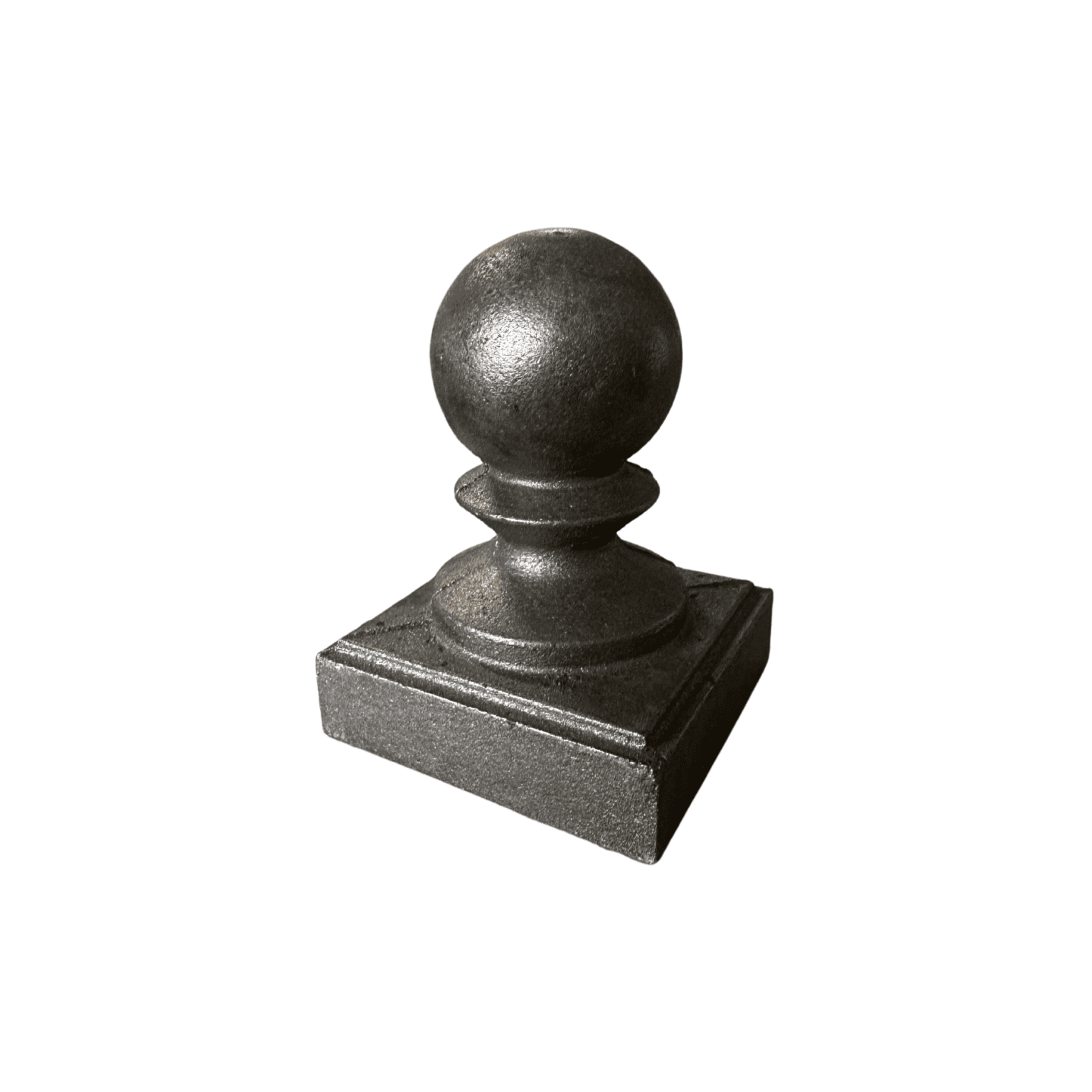 Post Cap Ball Cast Iron 2″ – Ironrod Steel Co.