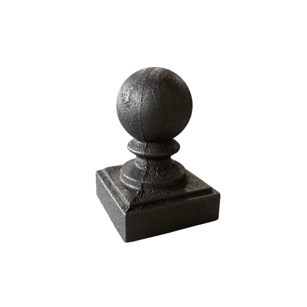 Post Cap Ball Cast Iron 3″ – Ironrod Steel Co.