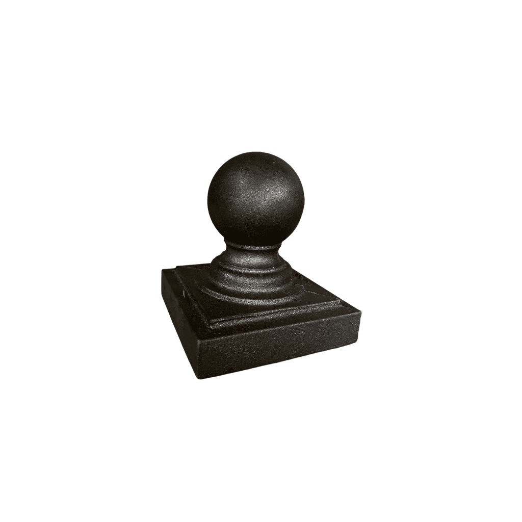 Post Cap Ball Cast Iron 4″ – Ironrod Steel Co.